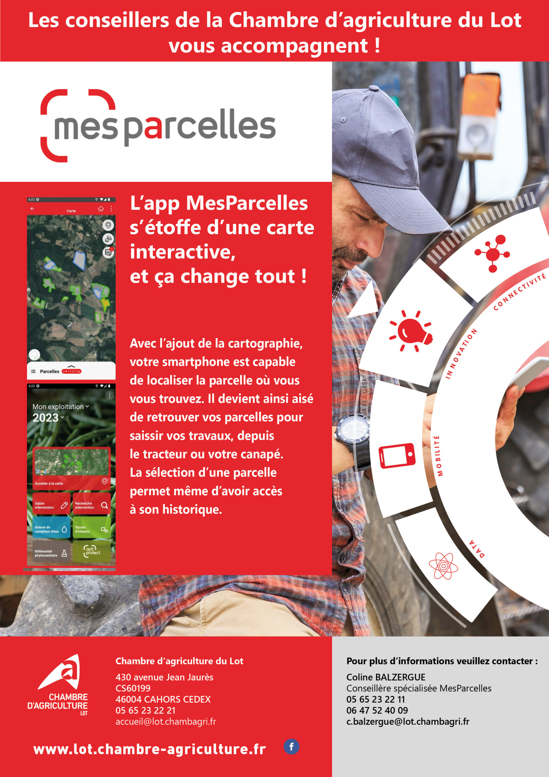 Mes parcelles : l’application se dote d’une carte interactive – La Défense Paysanne du Lot